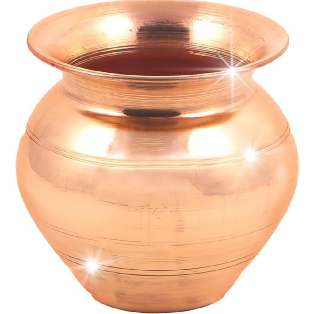 Copper Pooja Lota (No 10 ) - Punjab Imports